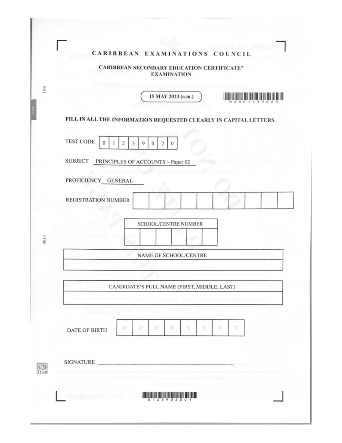 CSEC Principles of Accounts 2023 Study Guide - Studocu