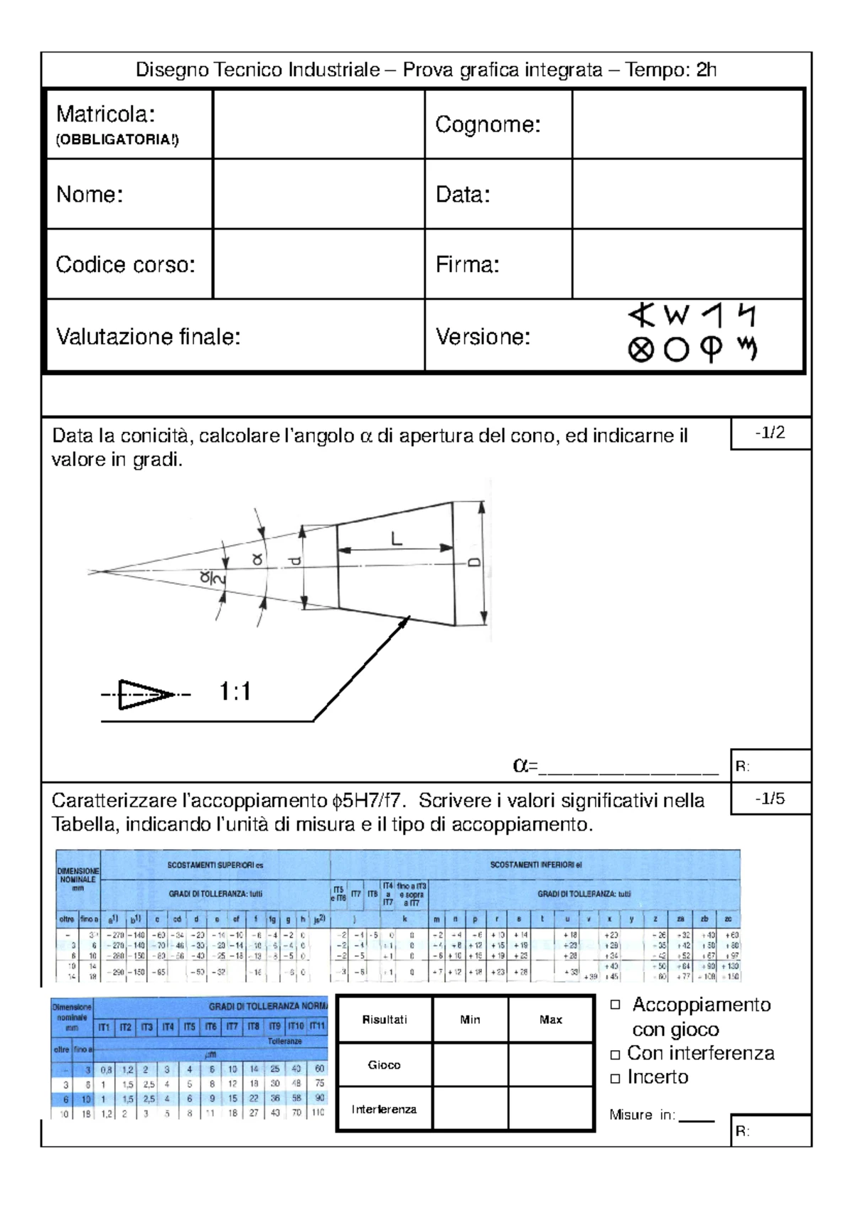 Tabella UNI 149 DIN 82 - Zigrinature UNI 149 ErreBi Forme, dimensioni e ...