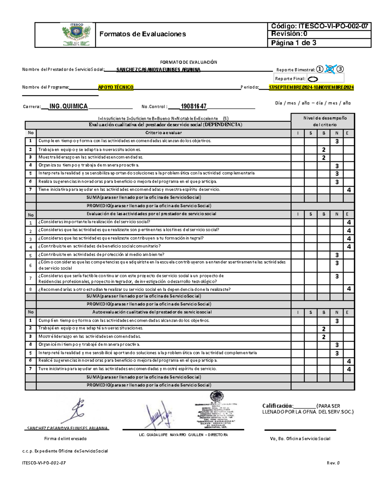 Formato-para-Evaluacion-y-Reporte-Bimestral (2do Reporte)- Eunises ...