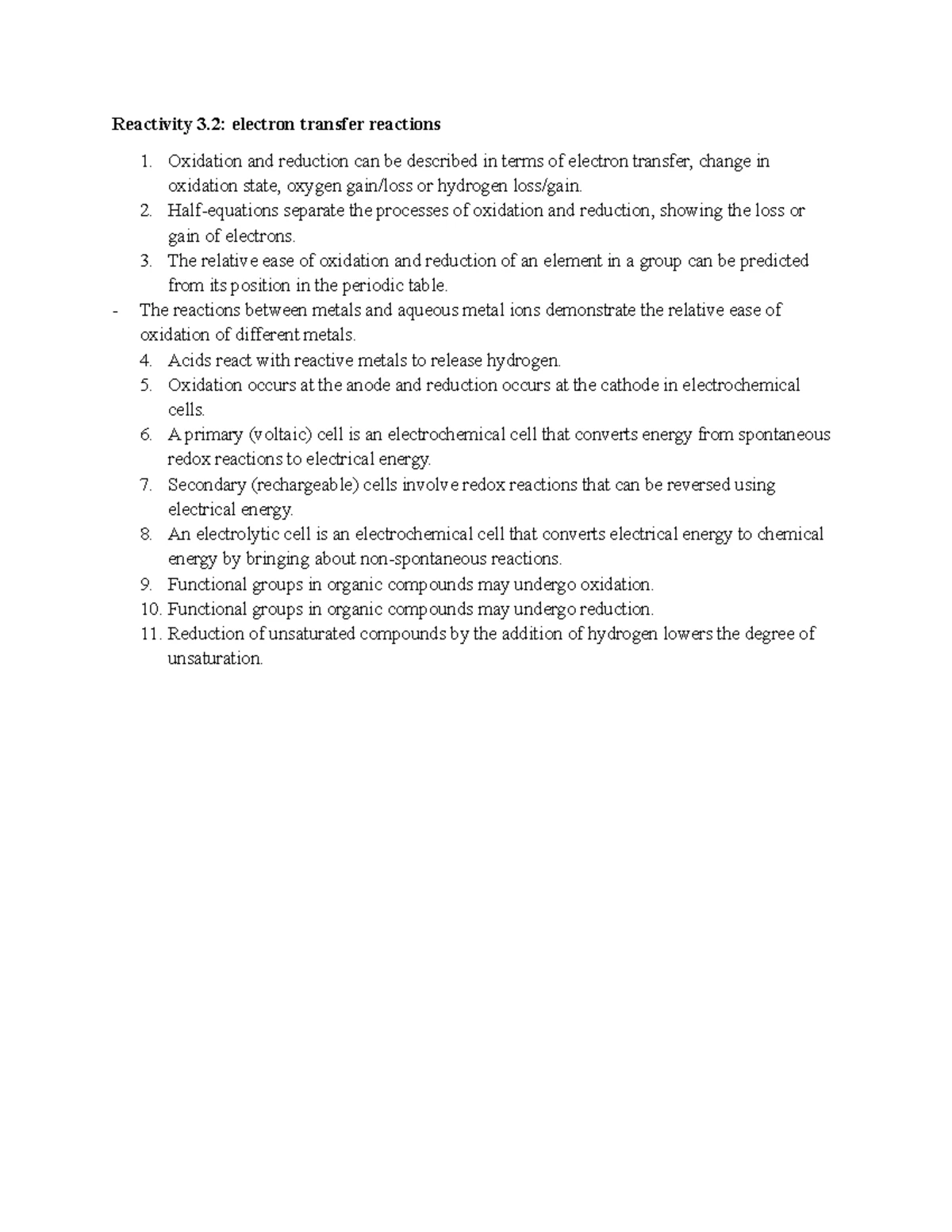Reactivity 3 - Lecture Notes on Electron Sharing Reactions - Studocu
