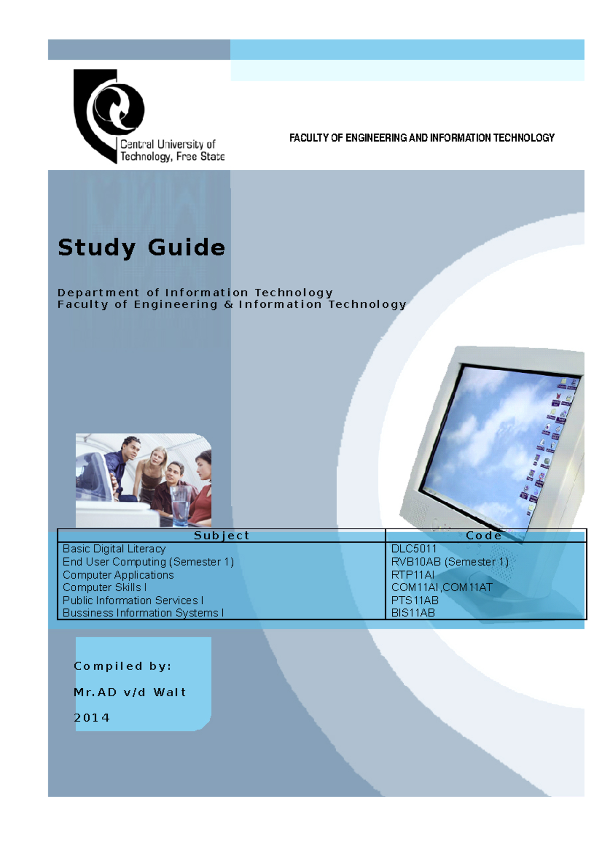 DLC5011 Basic Digital Literacy Study Guide (2014) - Studocu