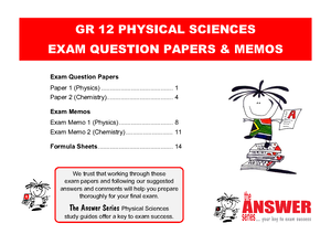 Physical Sciences GR 12 Exam Guidelines 2021 Eng - PHYSICAL SCIENCES ...