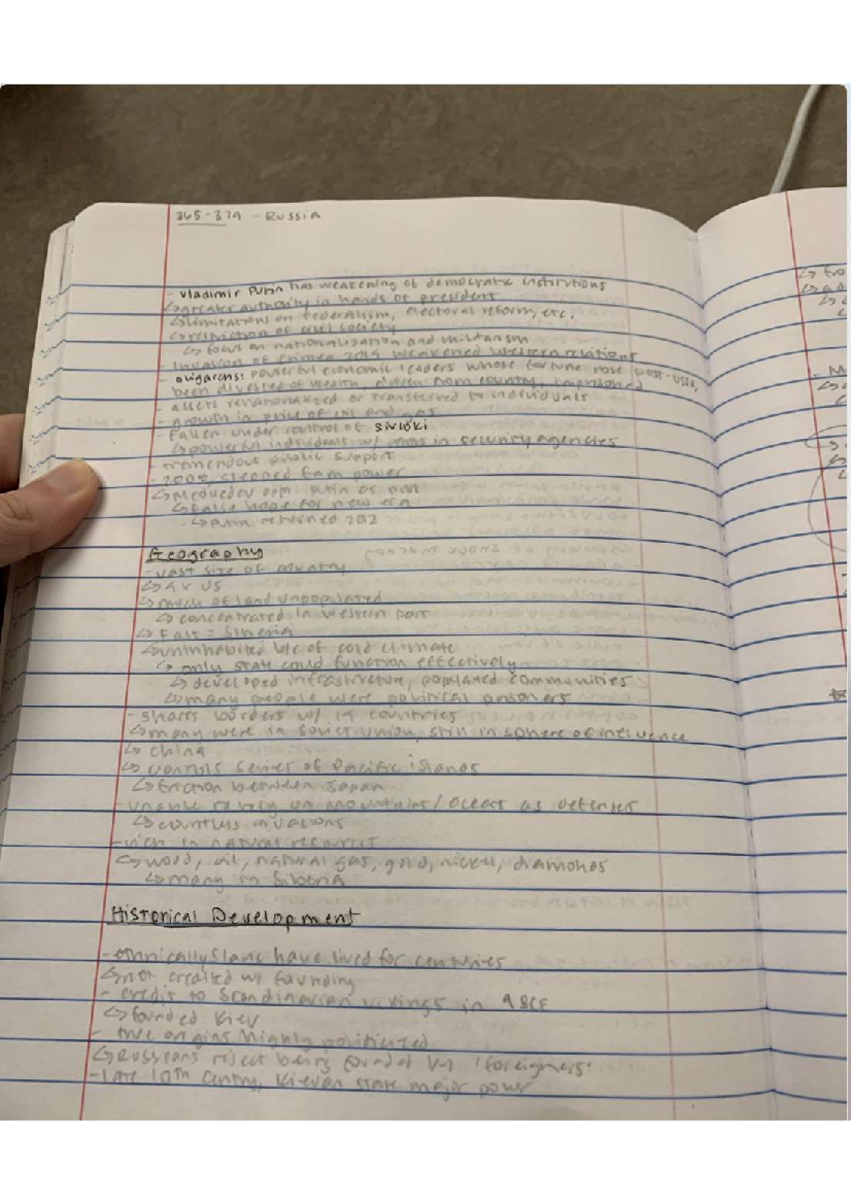 AP Comp Gov Notes 2: Weakening of Democratic Institutions in Russia ...