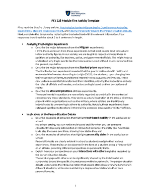PSY 205 7-3 Final Project - “Extreme Overvalues Beliefs: How Violent Extremist Beliefs Become ...