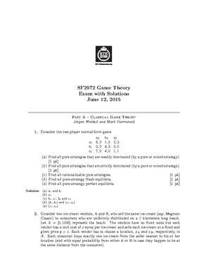Sample/practice exam 2019, questions and answers - Exam Practice Questions Alexander Vickery ...