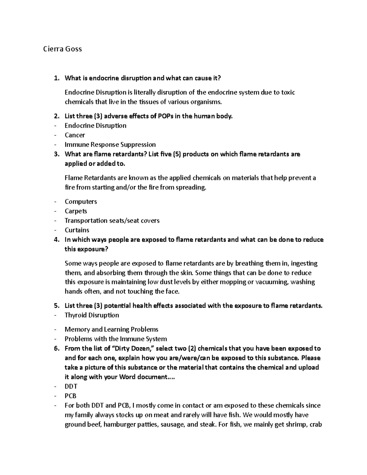 Dirty Dozen Chemical Scavenger Hunt: Understanding Toxic Exposures ...