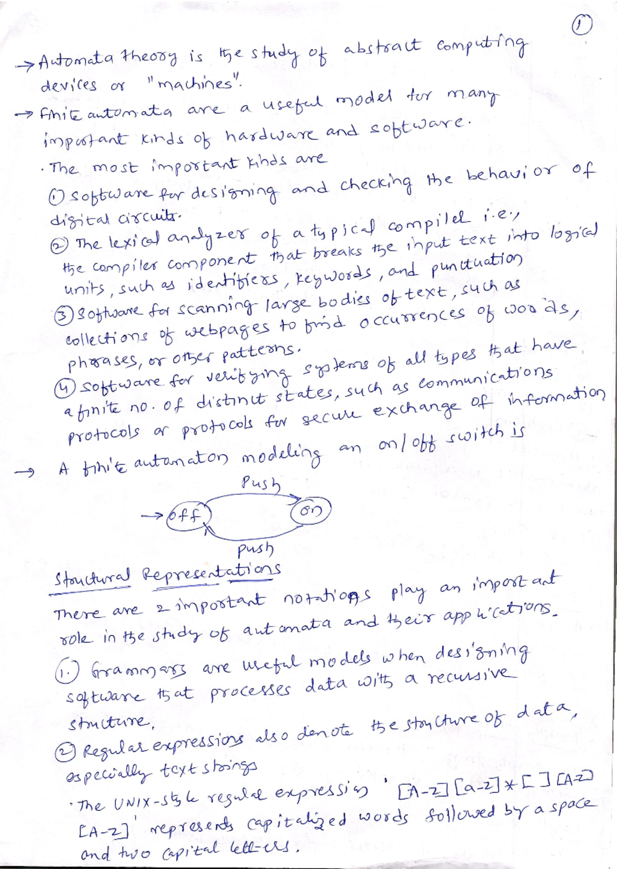 FLAT Unit-1 Comprehensive Study Notes 0001 - Studocu