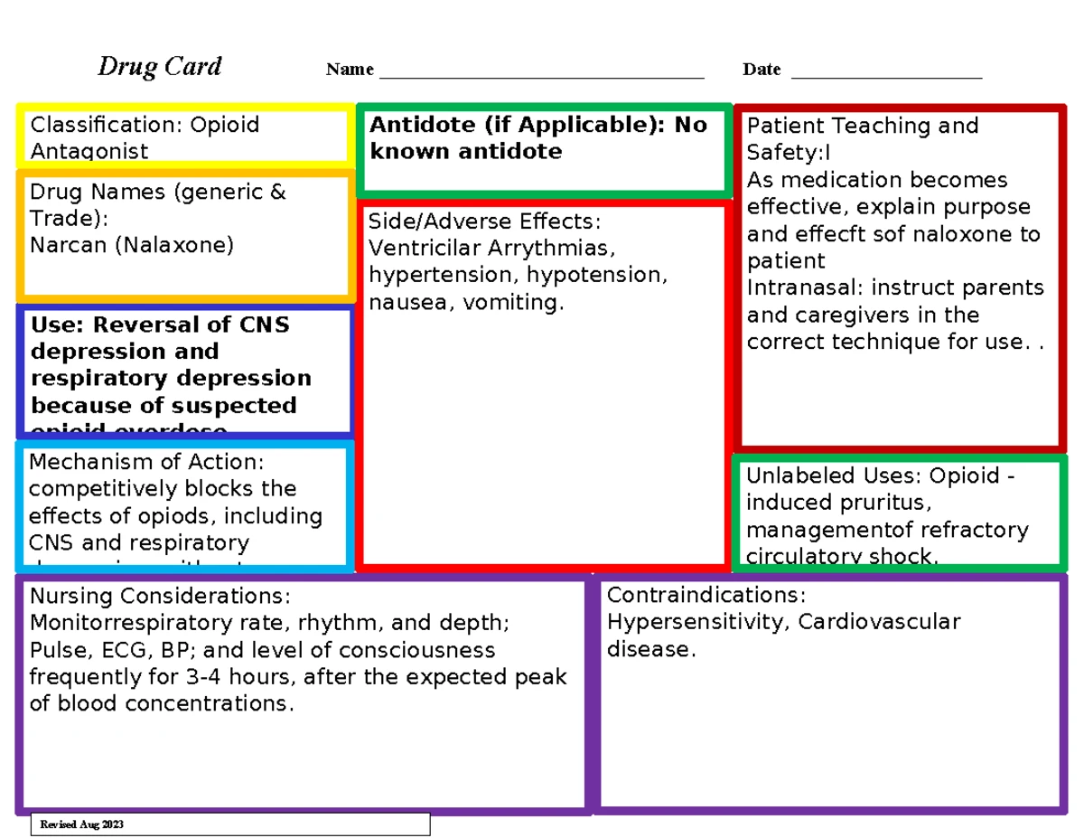 Clopidogrel (Plavix) - Nursing Drug Card & Patient Considerations - Studocu