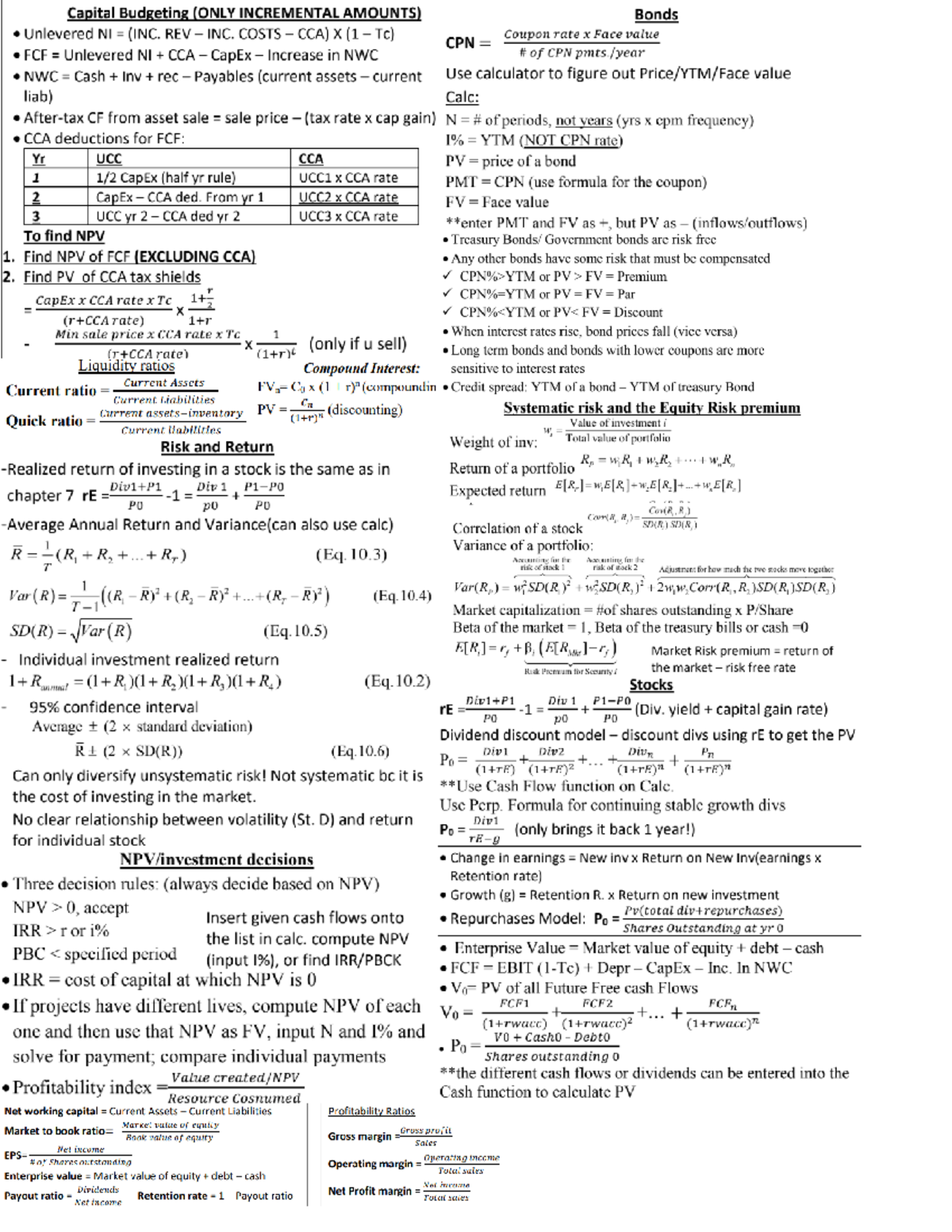Final Tip Sheet for My Project - Guidelines and Suggestions - Studocu