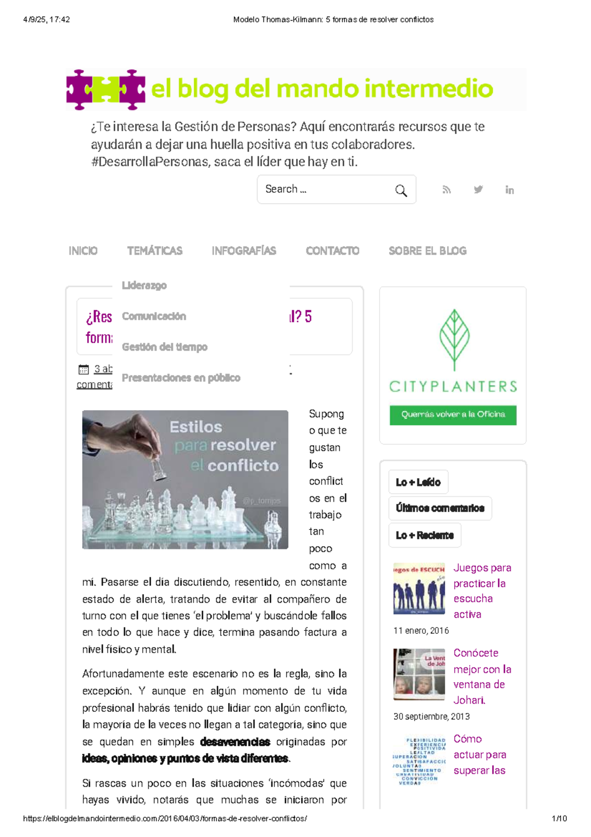17:42 Modelo Thomas-Kilmann: 5 Estrategias para Resolver Conflictos ...