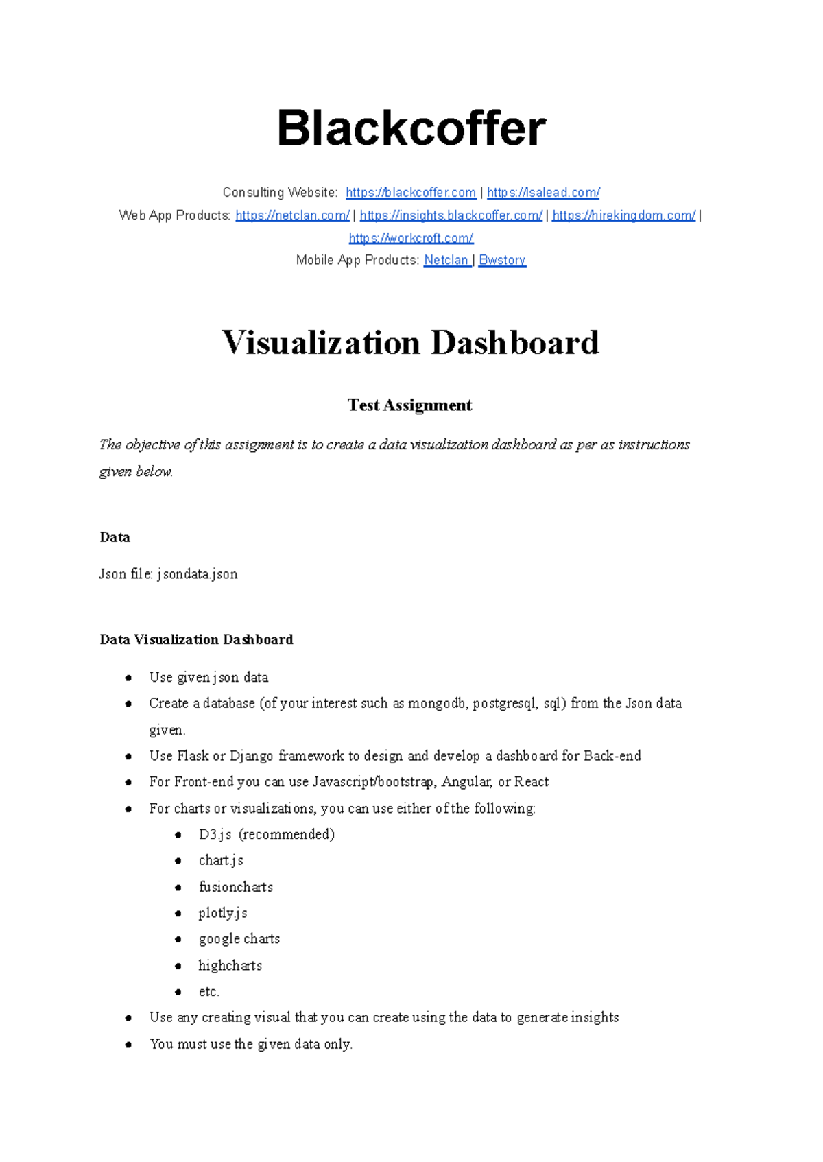 Data Visualization Dashboard Assignment for Course XYZ123 - Studocu