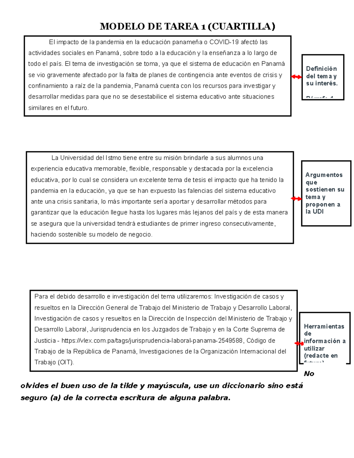 Modelo de Cuartilla sobre Impacto de la Pandemia en la Educación - Studocu
