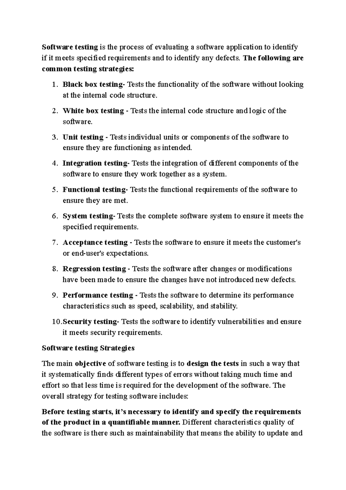 Software Testing Strategies: Comprehensive Overview and Techniques ...