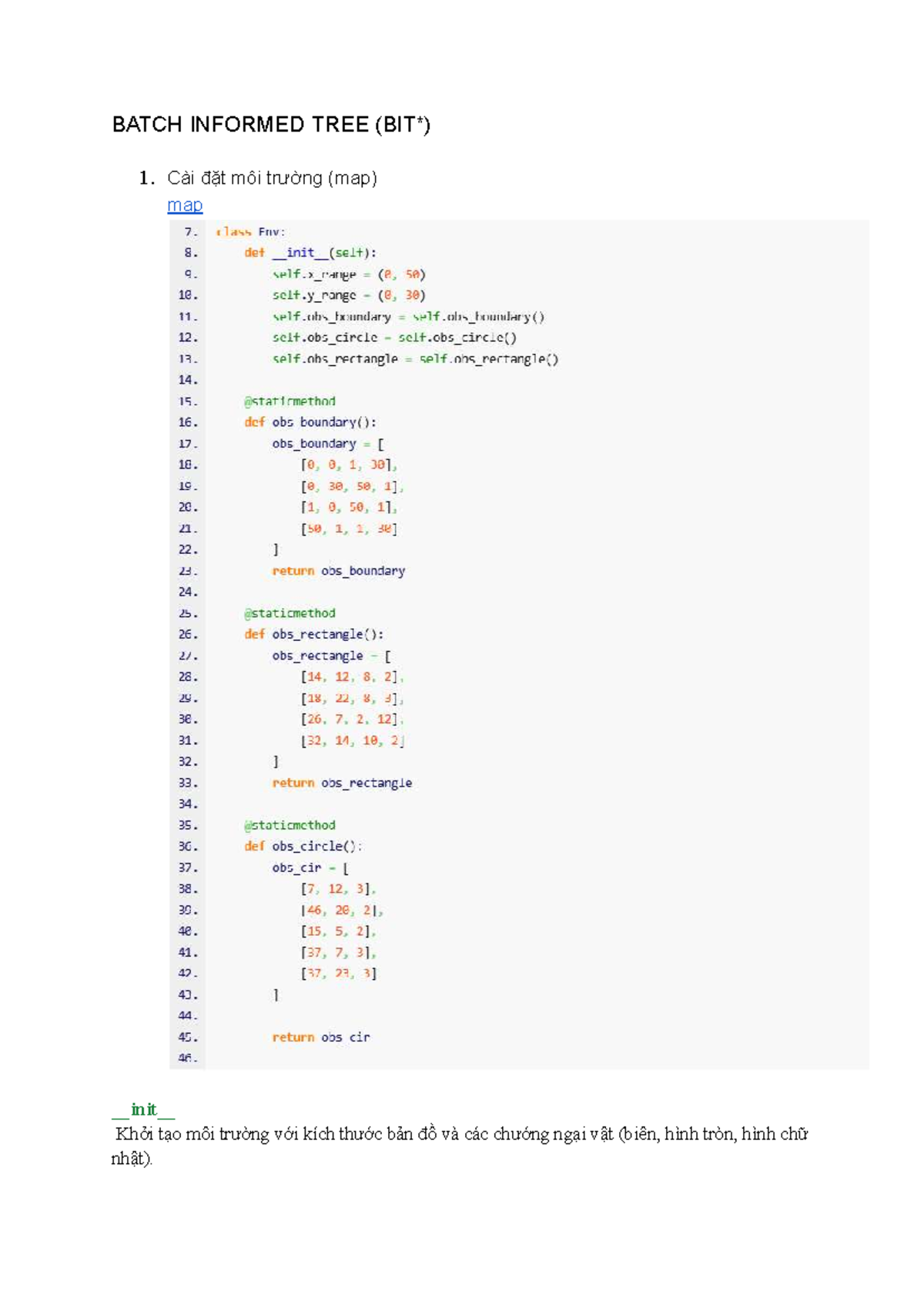 Batch Informed Tree (BIT*) Implementation and Visualization Guide - Studocu