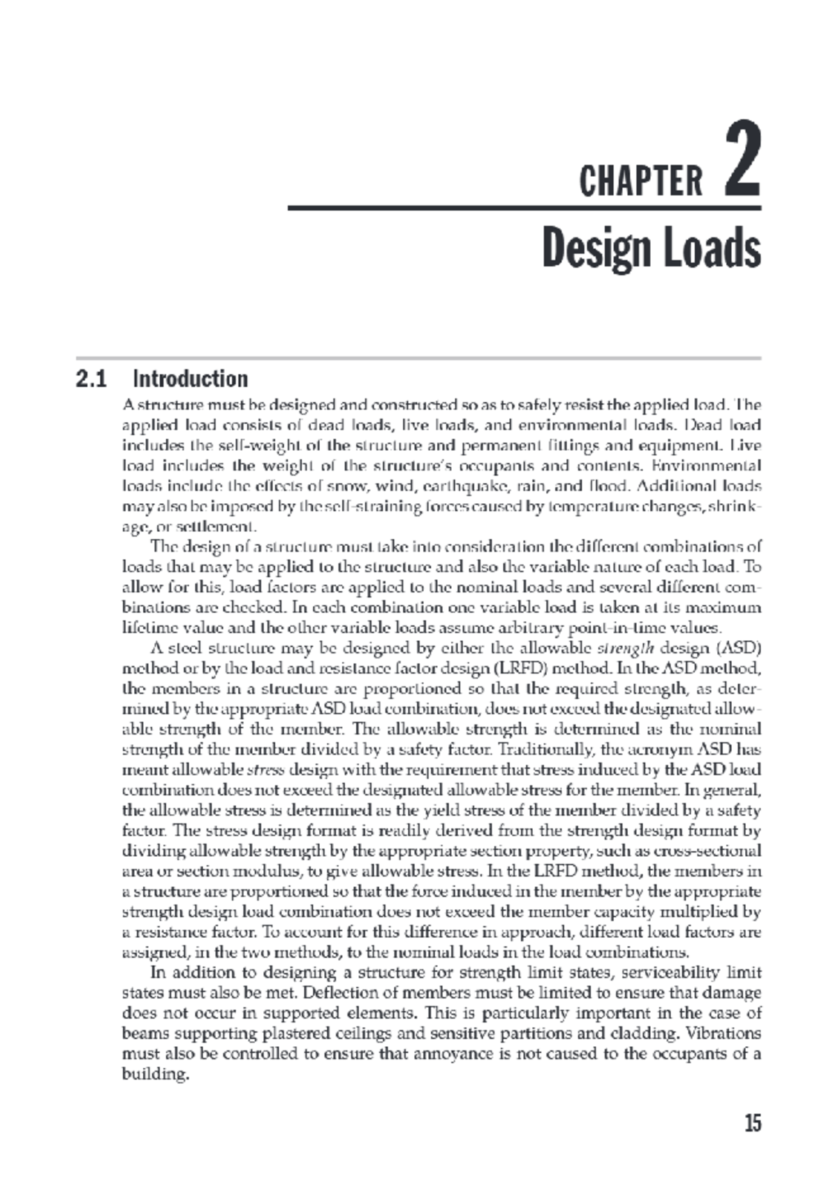 Chapter 2: Design Loads - Understanding Dead and Live Loads in ...