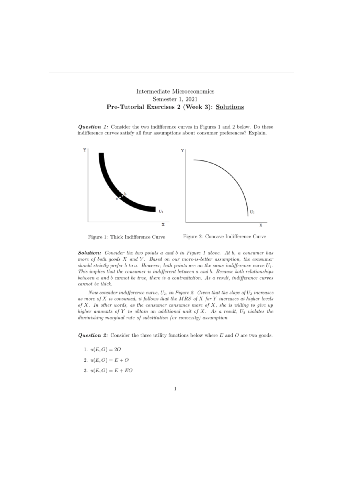 Tutroial 2 - tutorial 2 notes - ECON20002 - Studocu