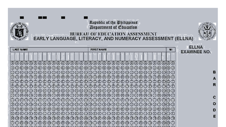 ELLNA Reviewers for Early Language, Literacy, and Numeracy Assessment ...