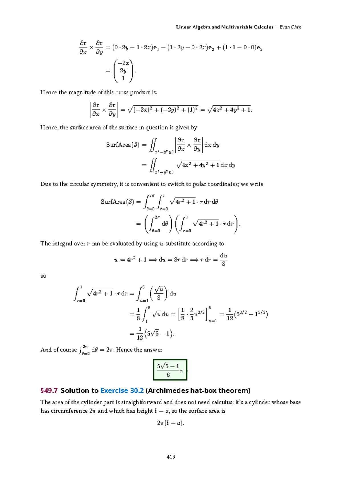 Linear Algebra & Multivariable Calculus Notes (Part 210) - Studocu