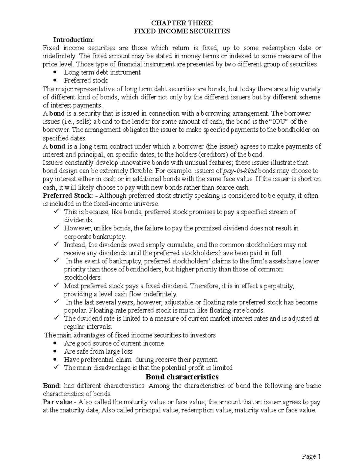 Investment Analysis and Portfolio Management: Chapter 3 Insights - Studocu