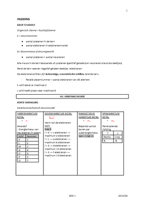 Formules , Chemische grootheden , berekeningen , mol, concentratie ...
