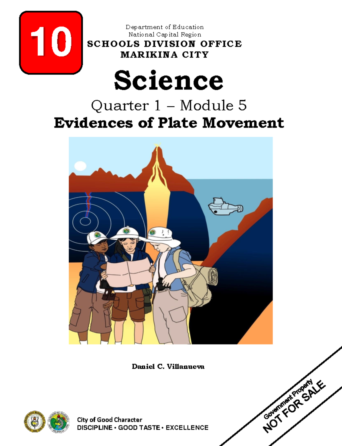 SCI10 Q1 M5: Understanding Evidences of Plate Movement - Studocu