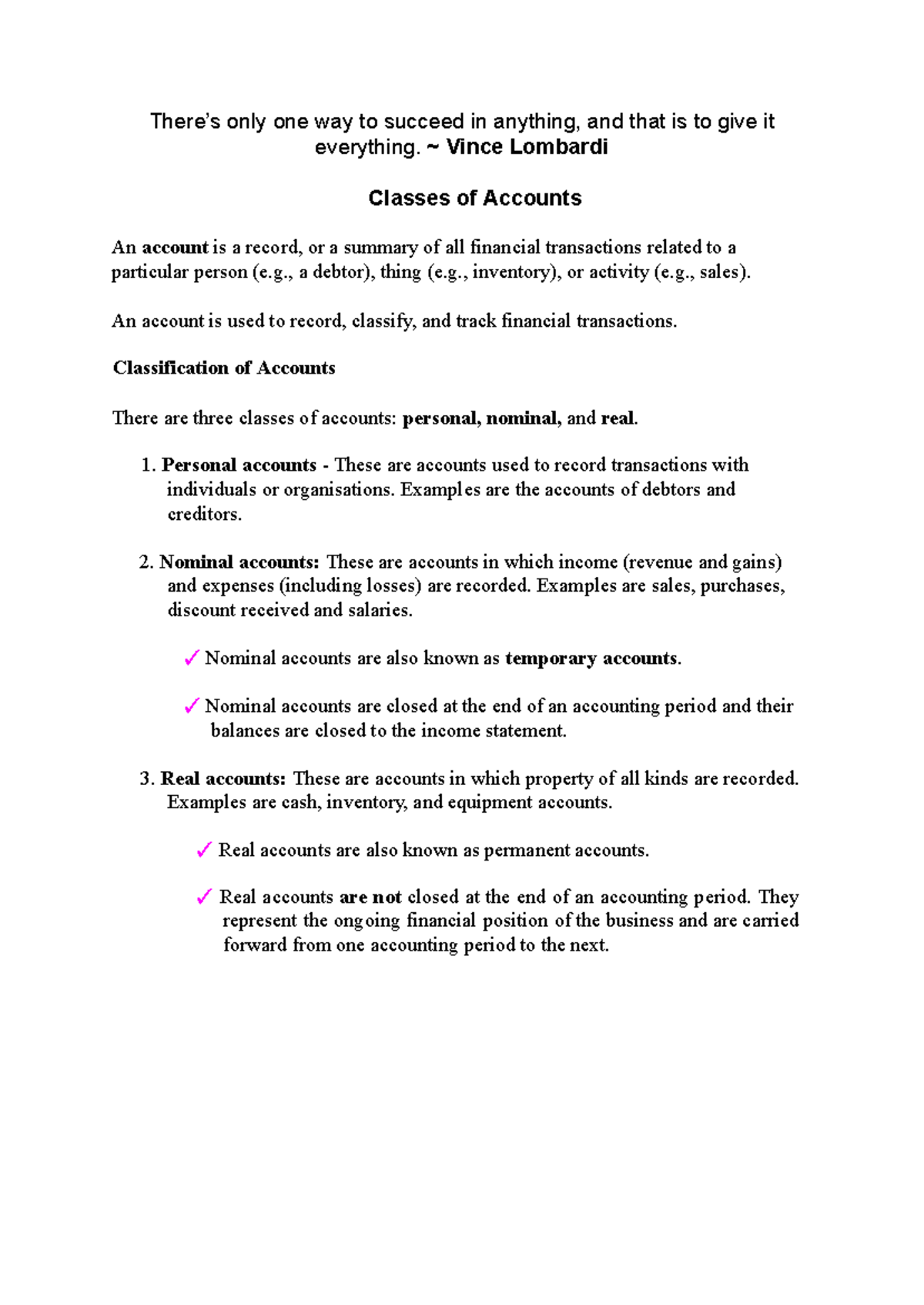 Classification of Accounts: Personal, Nominal, and Real Types Explained ...