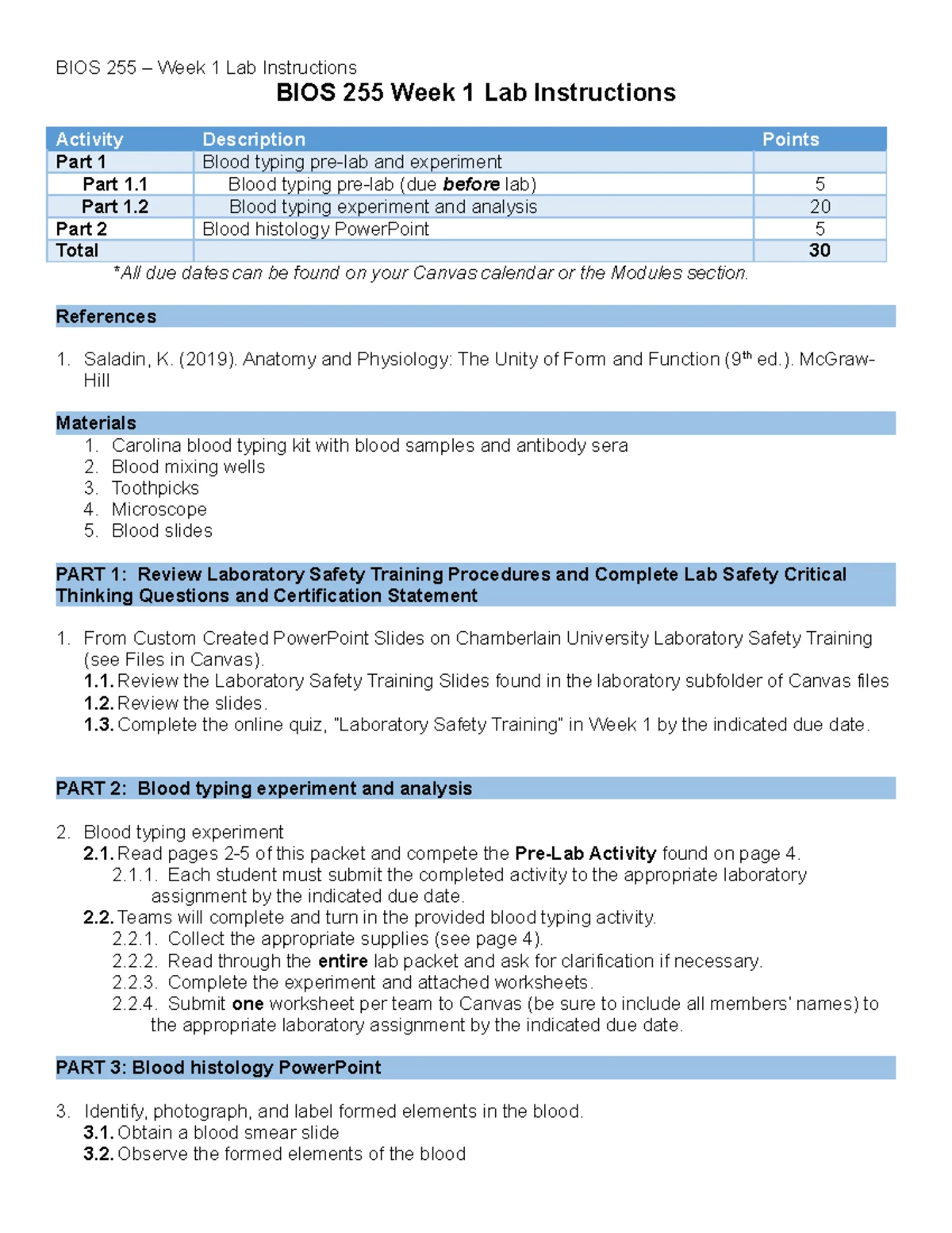 BIOS 255 Week 7 Lab Instructions: Pulmonary Ventilation & Oximetry - Studocu