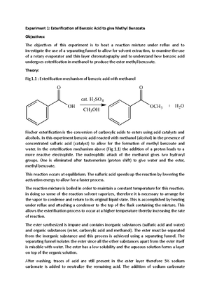 Dehydration of Menthol - Dehydration of Menthol Objective: The goal of ...