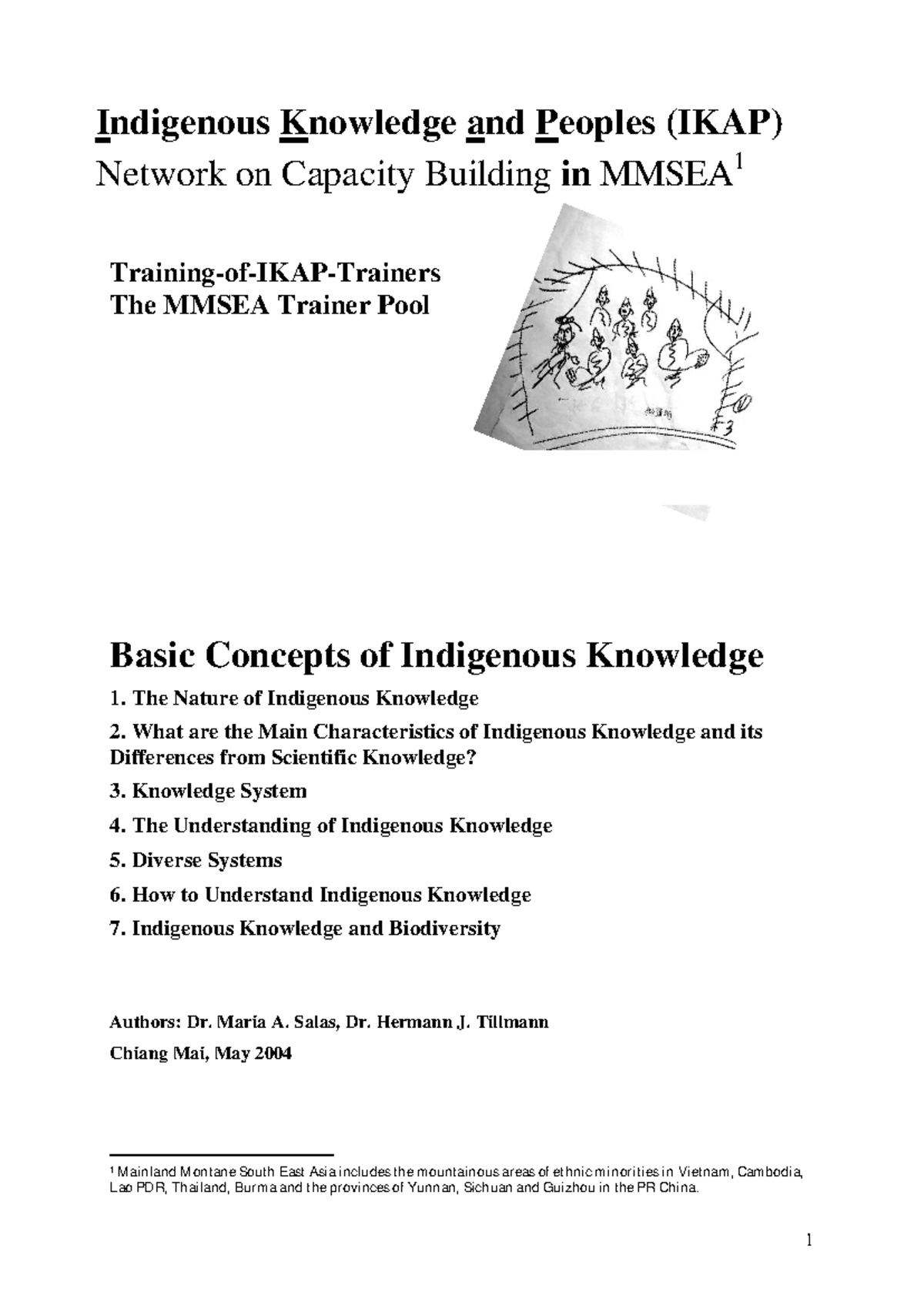IKAP 886 - Lecture Notes on Indigenous Knowledge and Biodiversity - Studocu