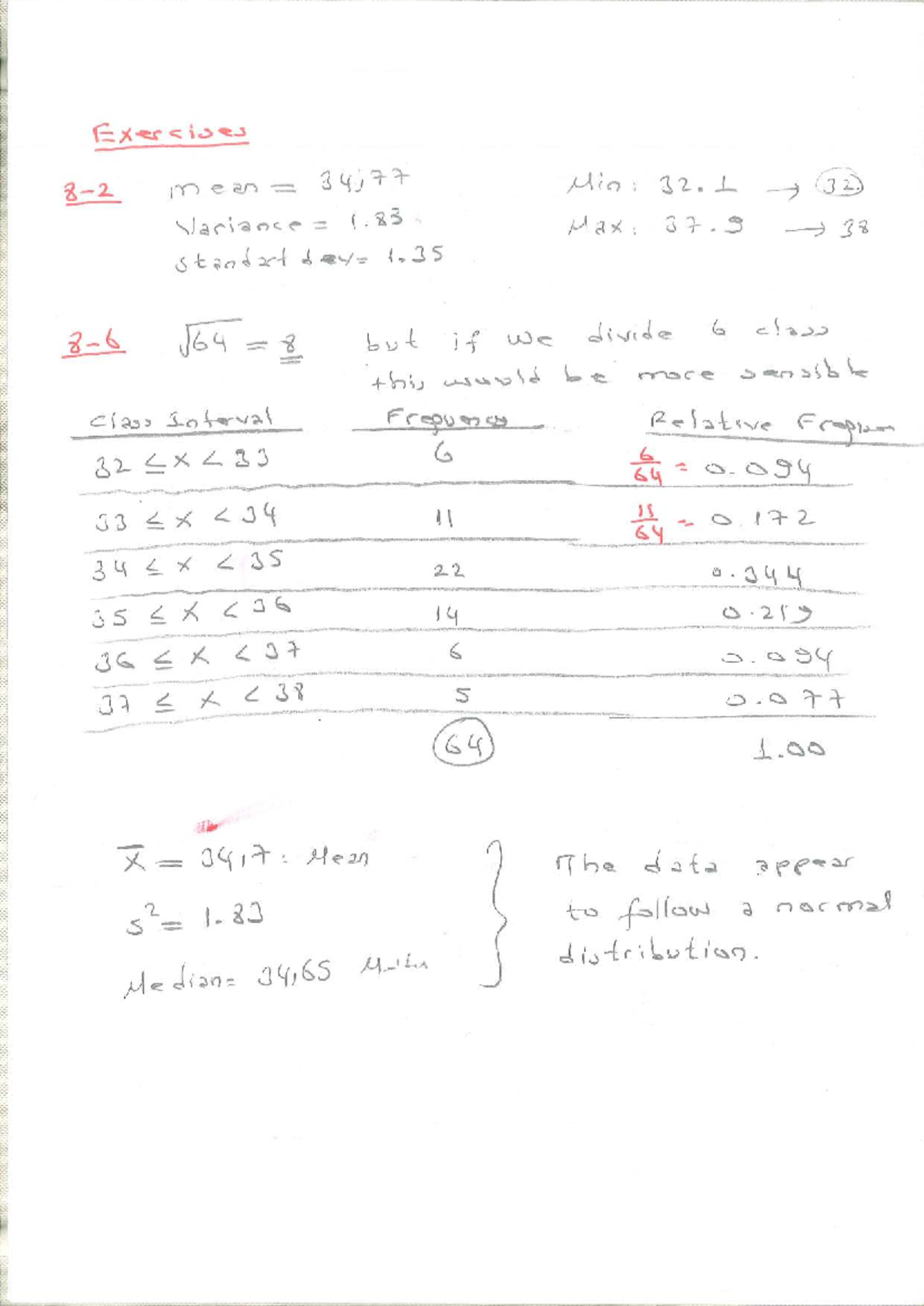 Review Chapter 8 - Statistical Analysis and Distribution - Studocu