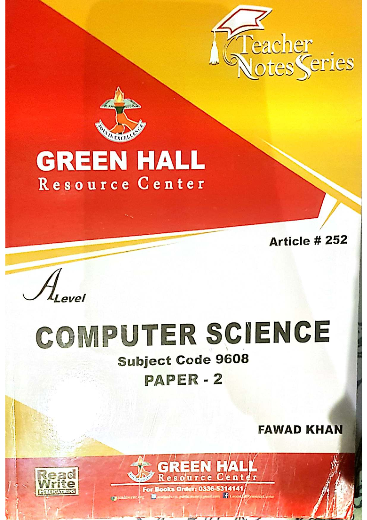 A Level Computer Science P2 Notes (CIE 9608) by Fawad Khan - Studocu