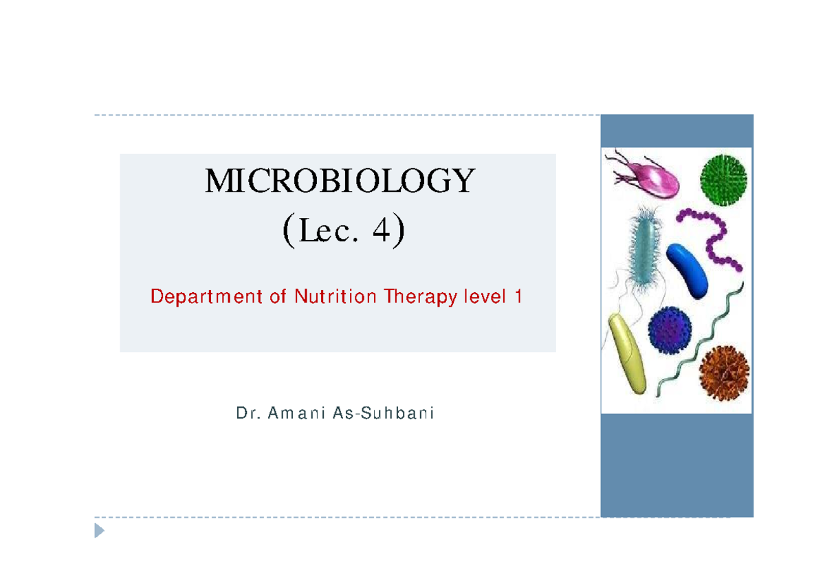 MICROBIOLOGY (Lec. 4) Overview of Gram Positive Bacteria - Studocu