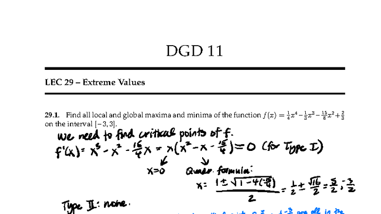 MAT 1321 DGD 11 Solutions: Extreme Values & Optimization Techniques ...