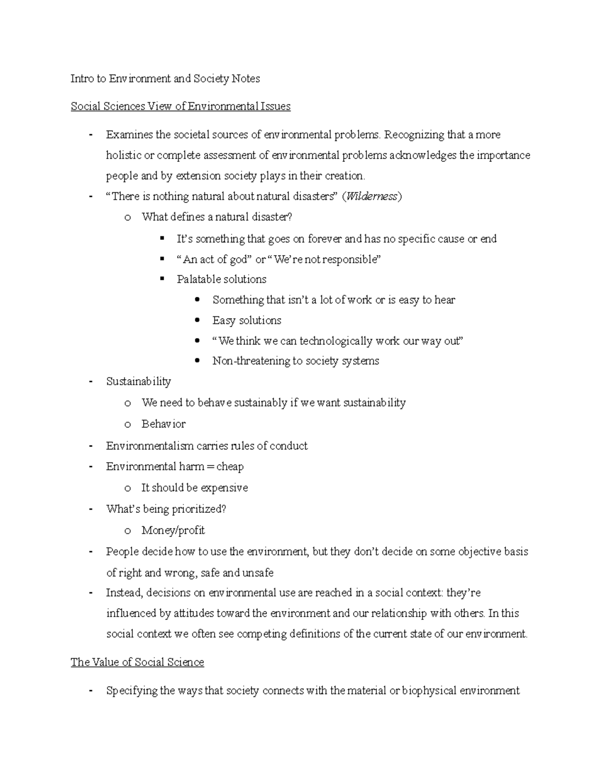 Environmental Social Science: Society's Impact on Ecological Issues ...