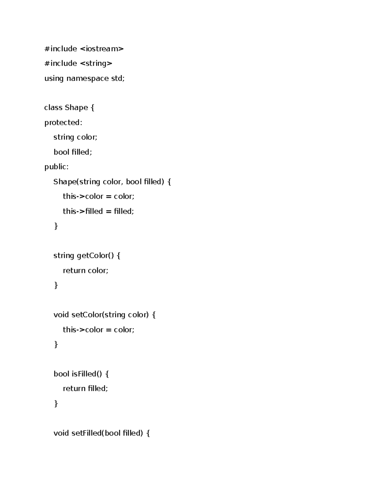 C++ OOP: Class Hierarchy for Shapes - Circle & Square Implementation ...