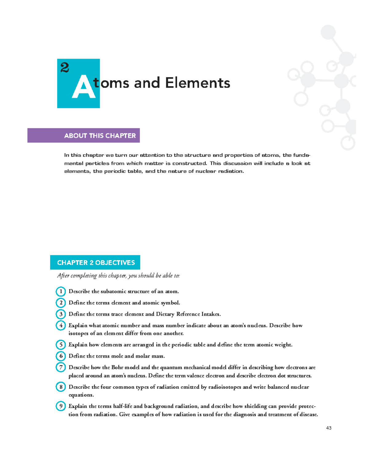Chapter 2: Atoms and Elements - Lecture Notes - Studocu