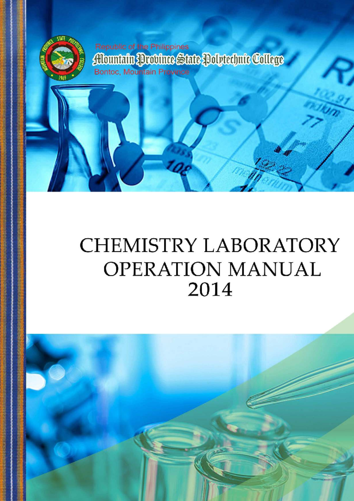 Chemistry Laboratory Operation Manual: Guidelines and Policies - Studocu
