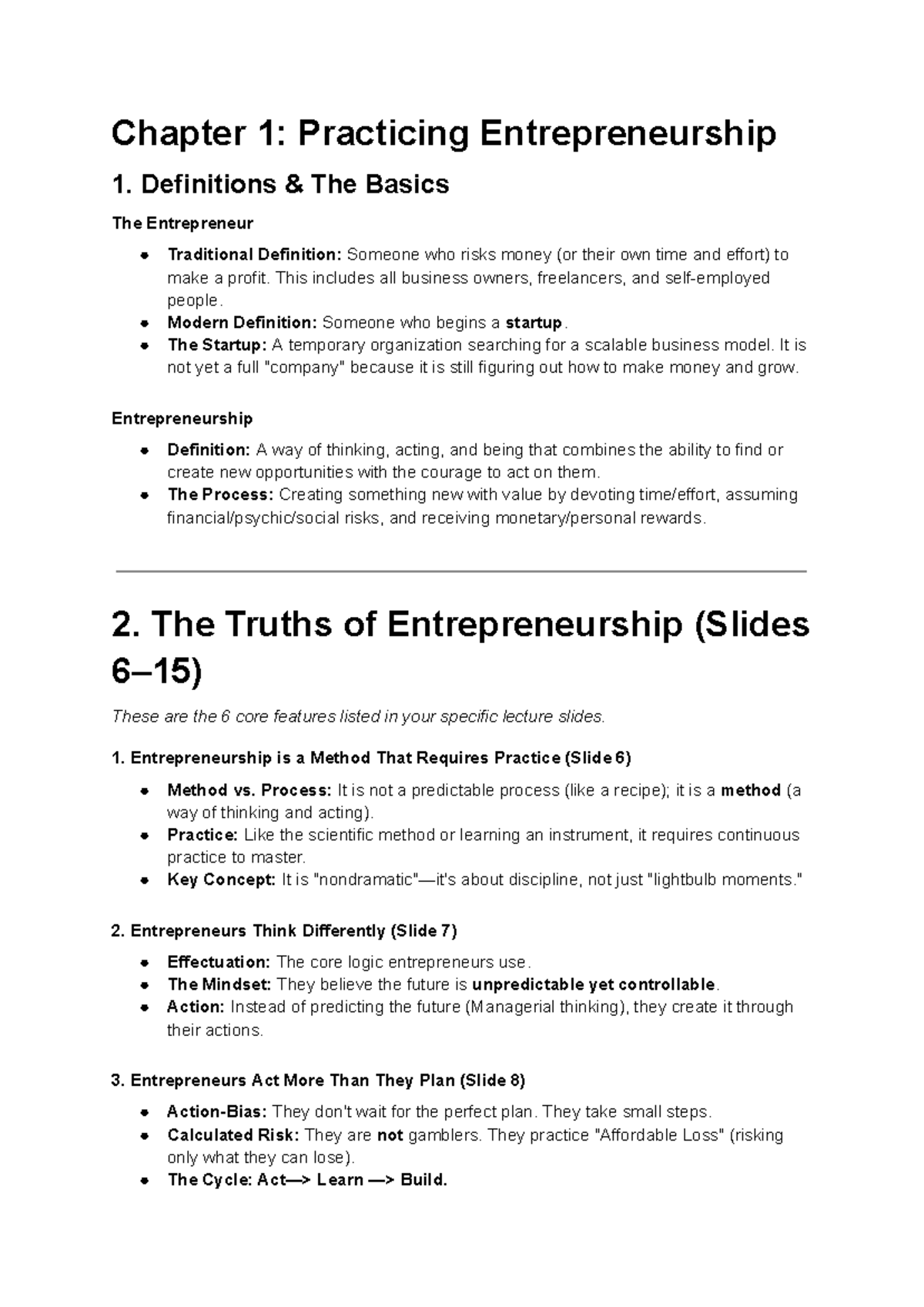 COMM 320 Midterm Exam: Understanding Entrepreneurship Concepts - Studocu