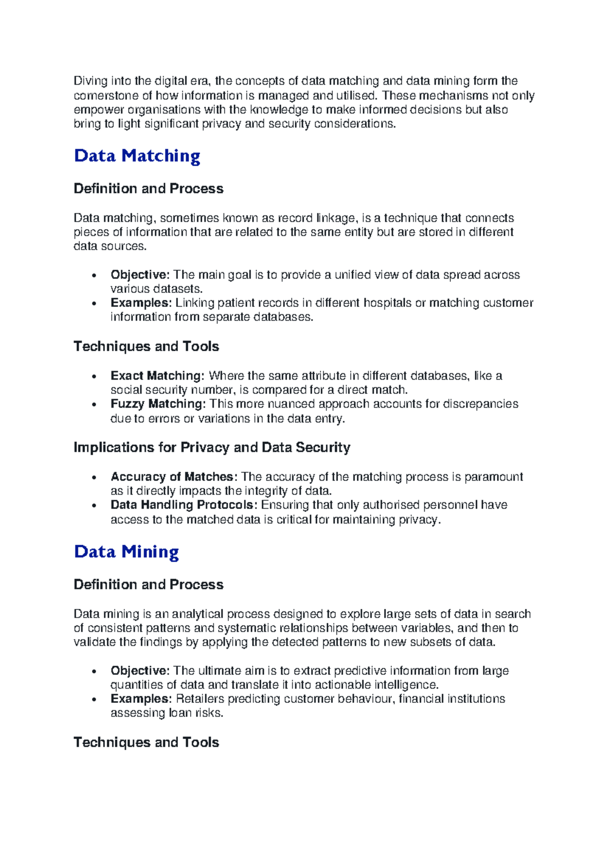 A.3.8 - CS notes for databases - Diving into the digital era, the ...