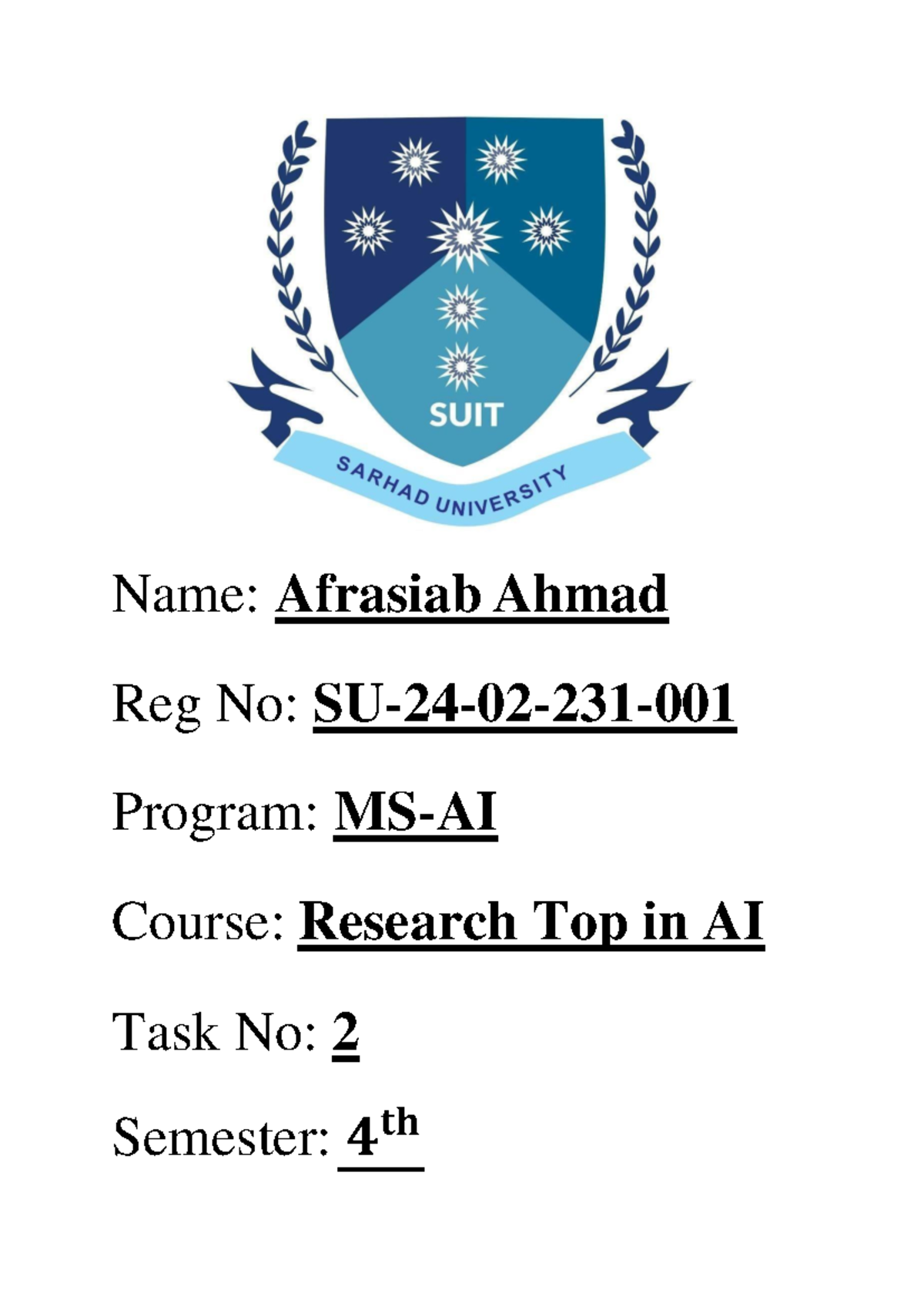 Task No 2: MSAI Research Topics in AI - AI Agents Evolution ...