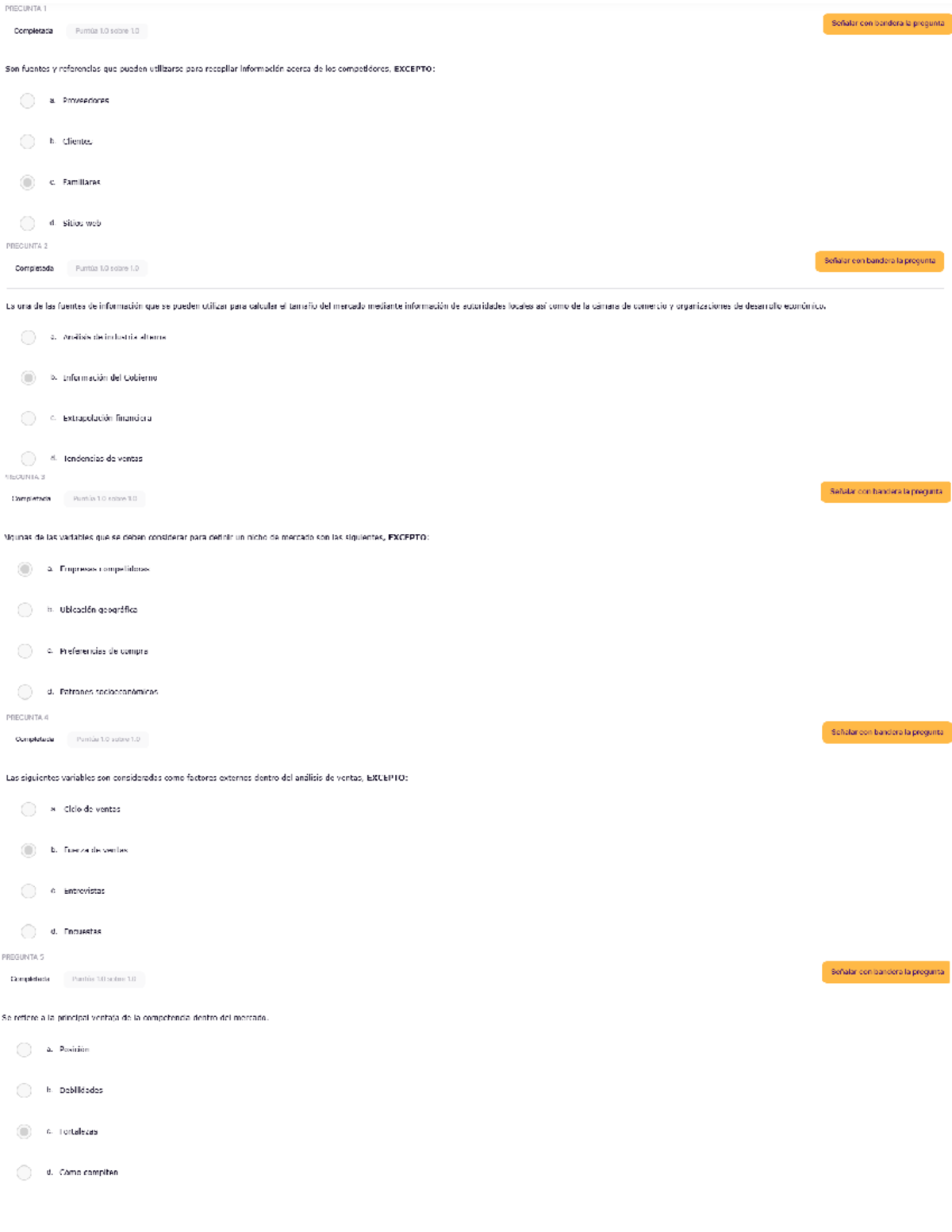 Examen 3 de Plan de Negocios: Preguntas y Respuestas Clave - Studocu