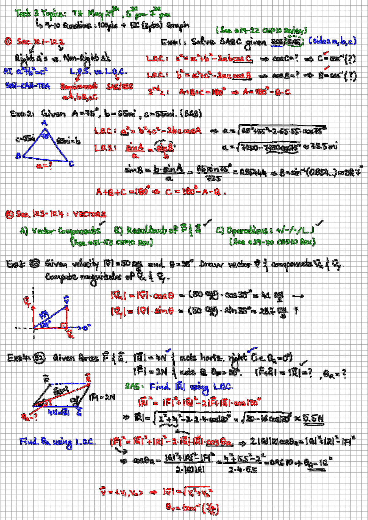 Comprehensive Study Guide for CS101 Test 3 Topics - Studocu