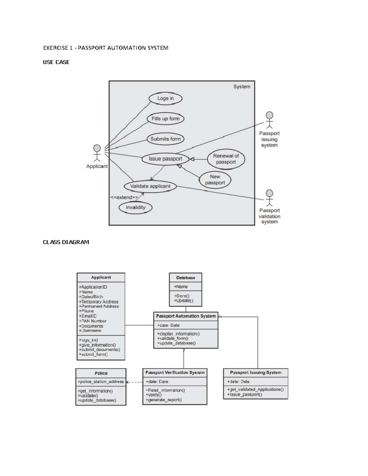 OOSE Lab Manual 2026: Use Case & Class Diagrams Exercises - Studocu