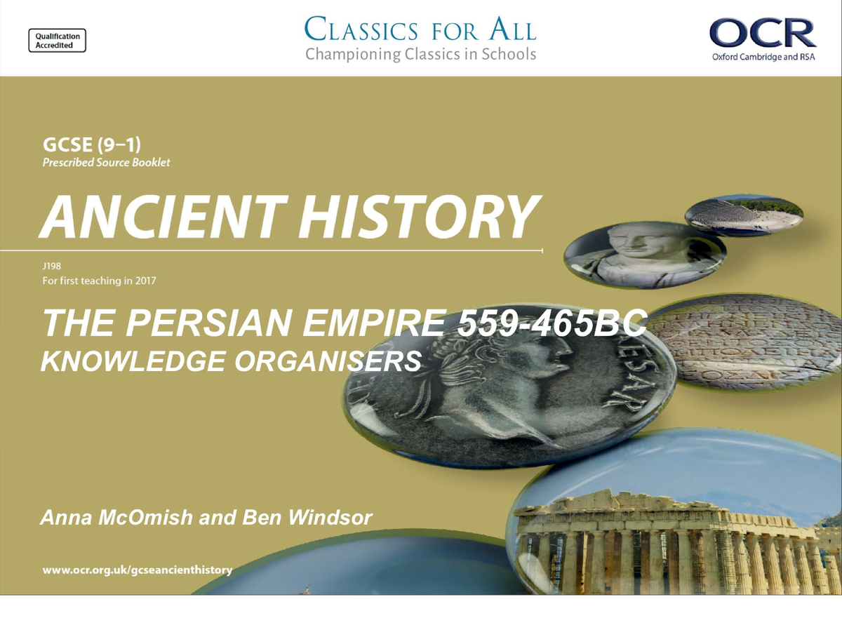 Persia Knowledge Organiser: Ancient History Component 1 Study Guide ...
