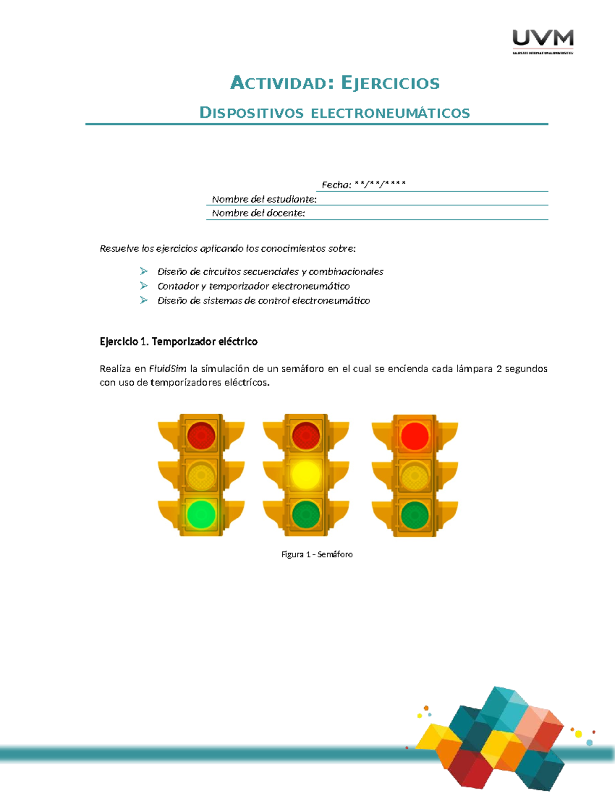 U2 Ejercicios de Dispositivos Electroneumáticos: Simulaciones y Circuitos - Studocu