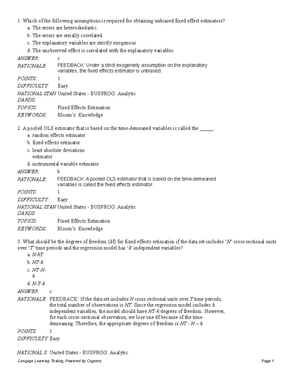 Sample/practice exam 2017, questions and answers - - Studocu
