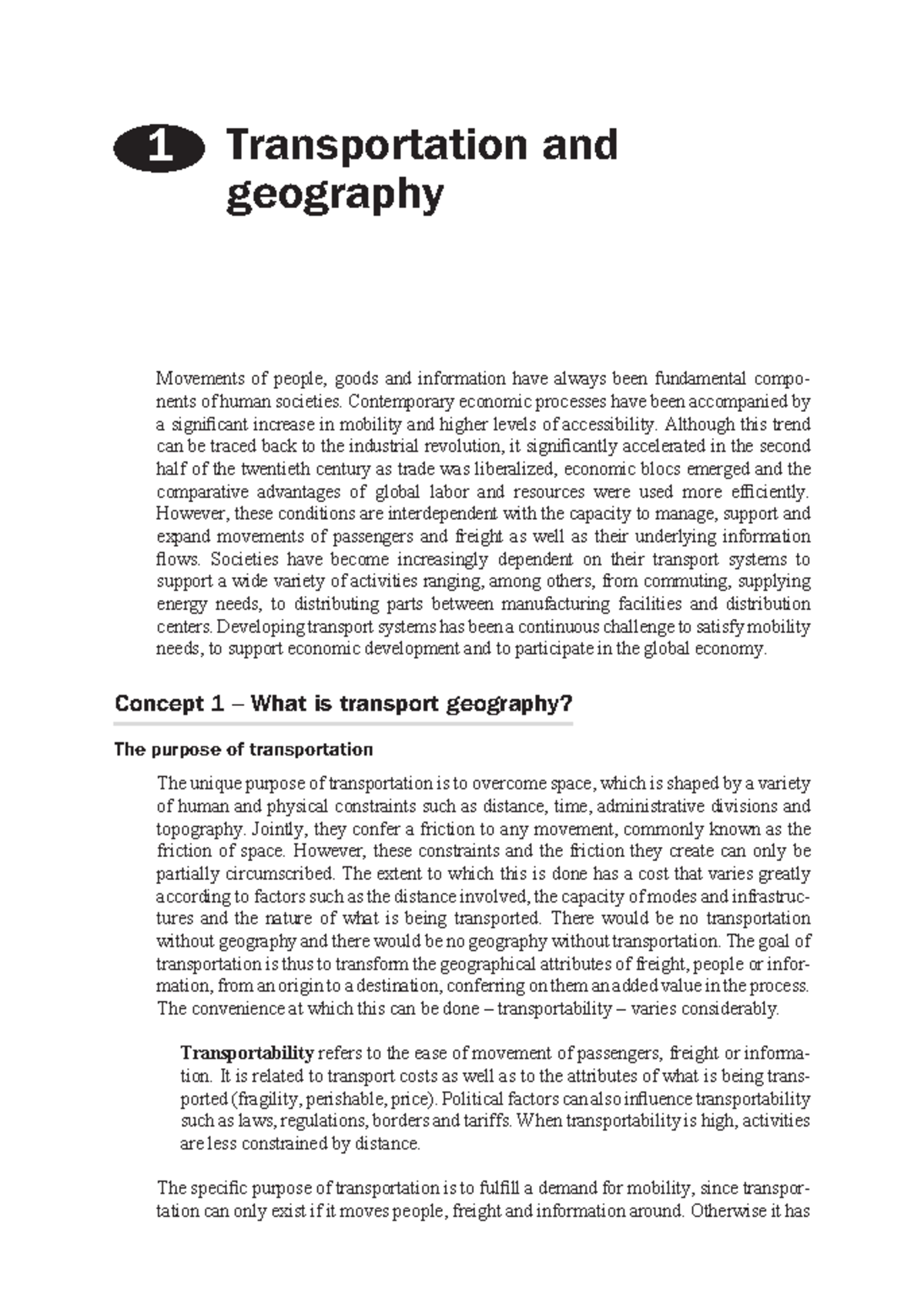 1-AVM102 - Transportation and Geography: Understanding Mobility and ...