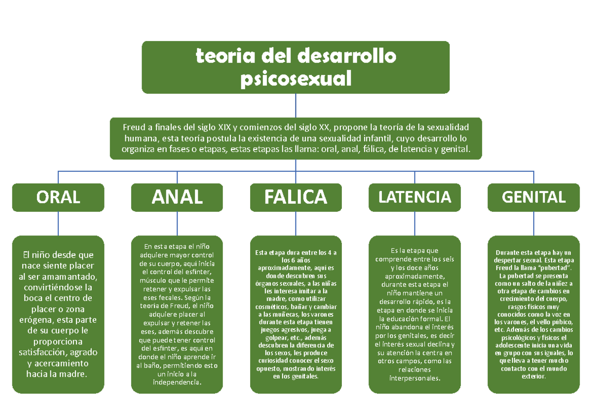Teoría Psicosexual de Freud: Etapas del Desarrollo Infantil - Studocu