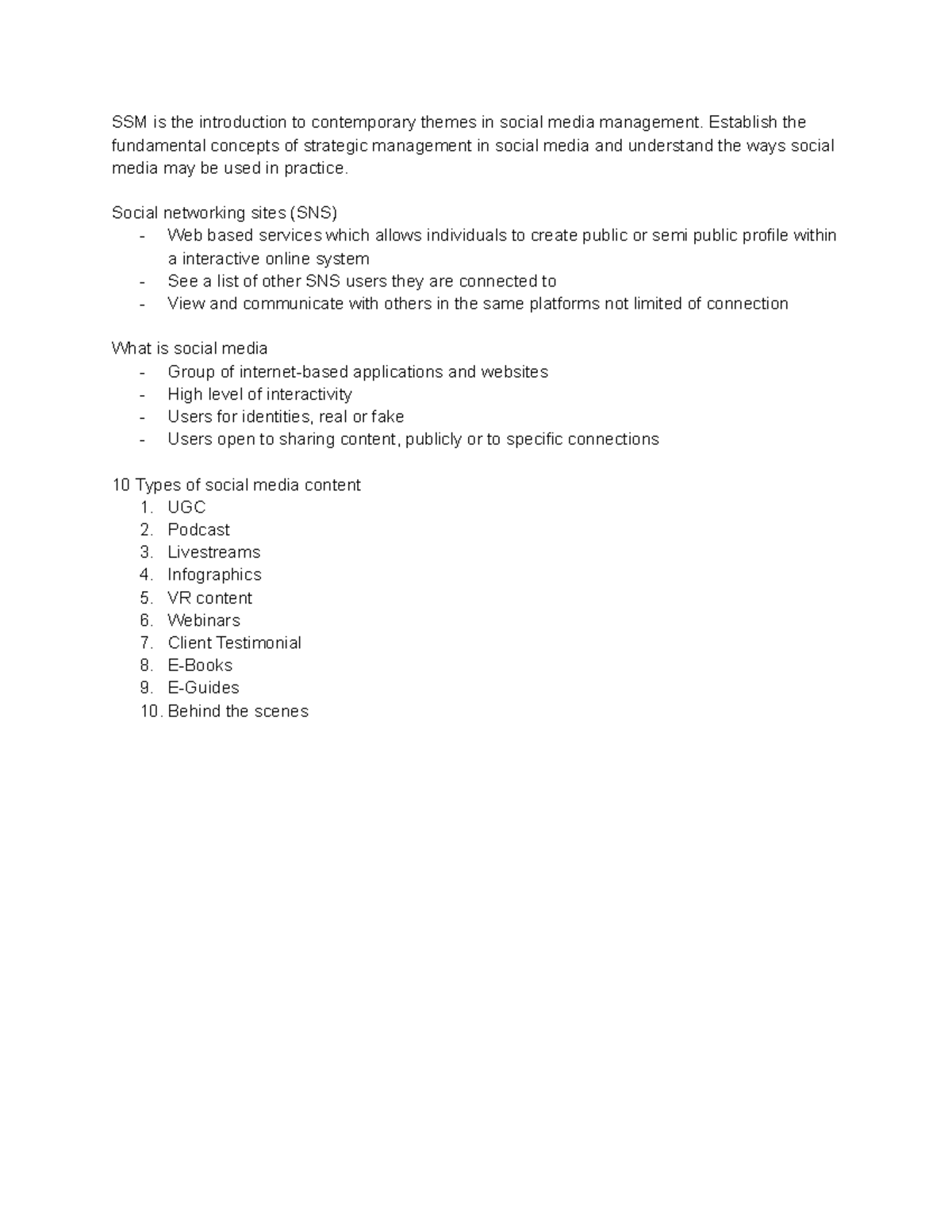 COM376 - Intro to Social Media Management Concepts and Practices - Studocu