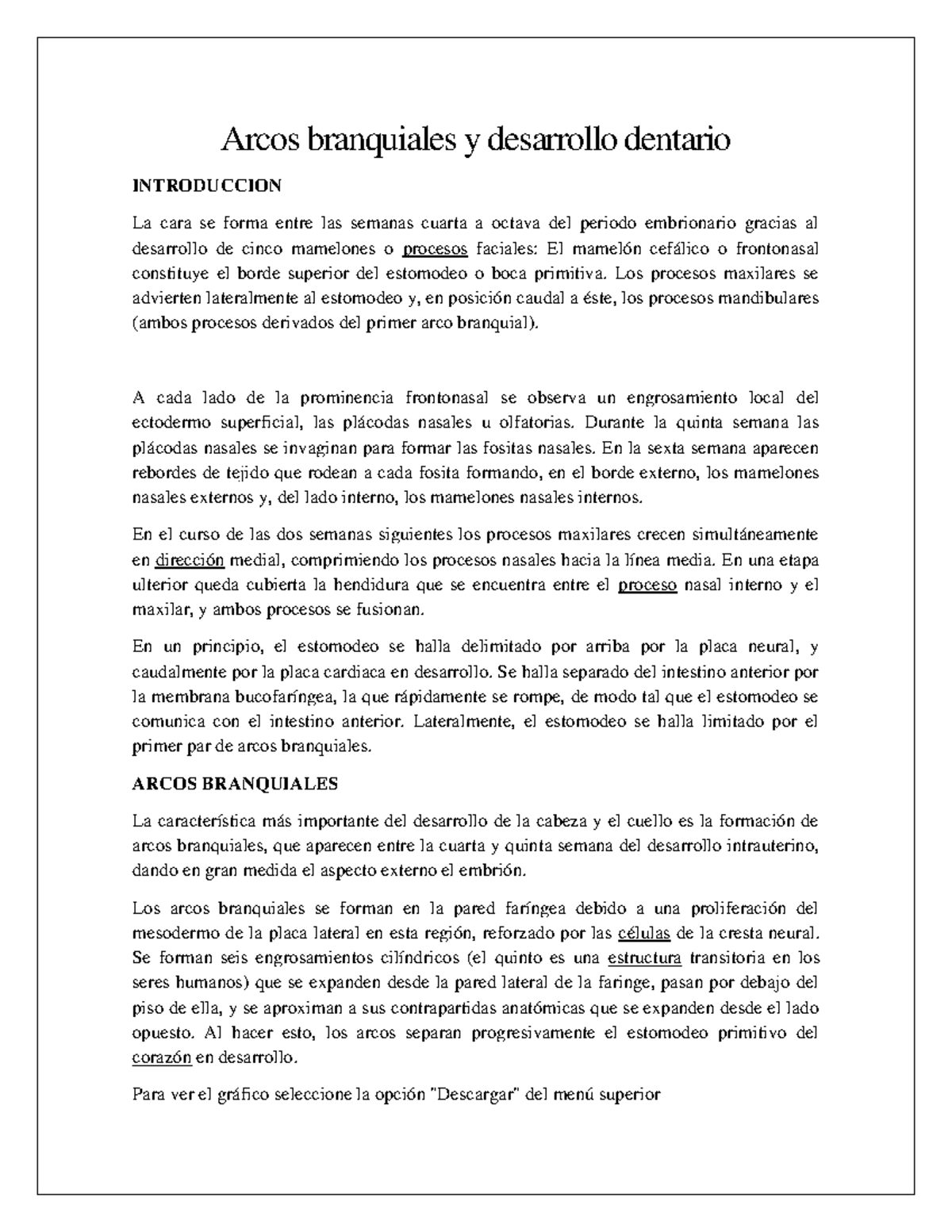 Arcos Branquiales y Desarrollo Facial en Embriología - ESTUDIOS 101 ...